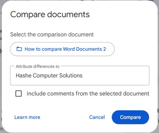 How To Compare Two Documents: A Guide