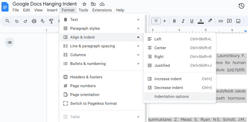 How To Create A Hanging Indent On Google Docs: Brief Guide