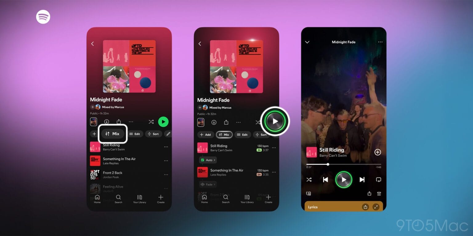 Spotify Copies Apple Music S Automix Feature – Spotify