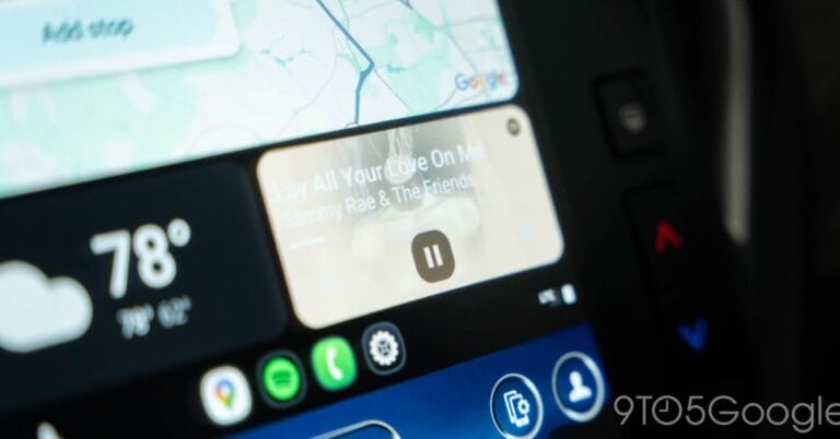 Android Auto Bug Makes Music Player Widget Unreadable, But Y