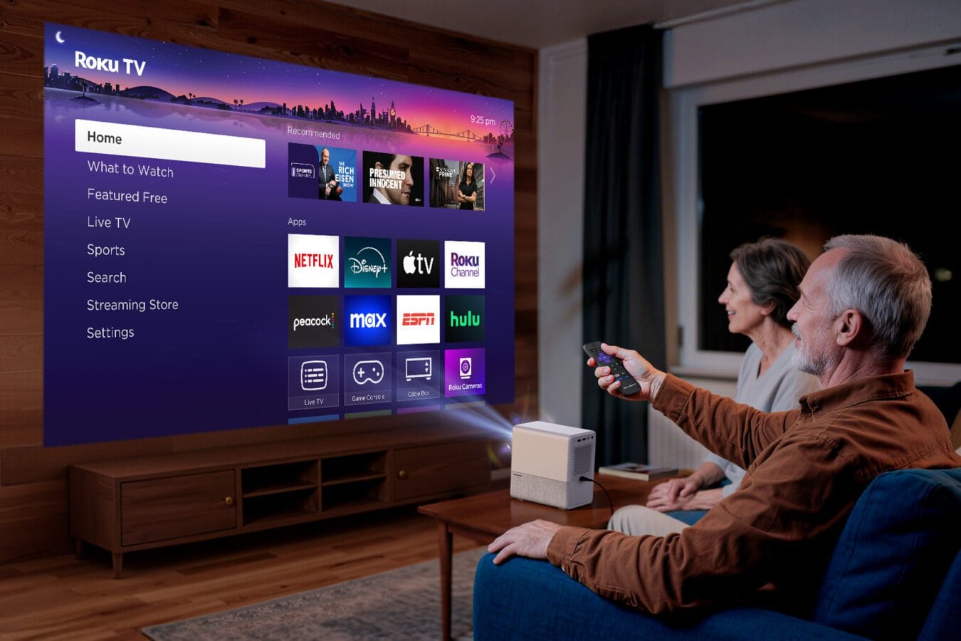 This Is The First Roku TV Smart Projector