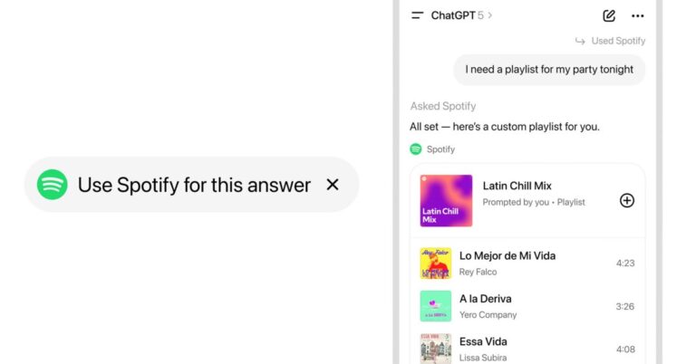 ChatGPT Can Now Interact With Multiple Apps, Including Spoti