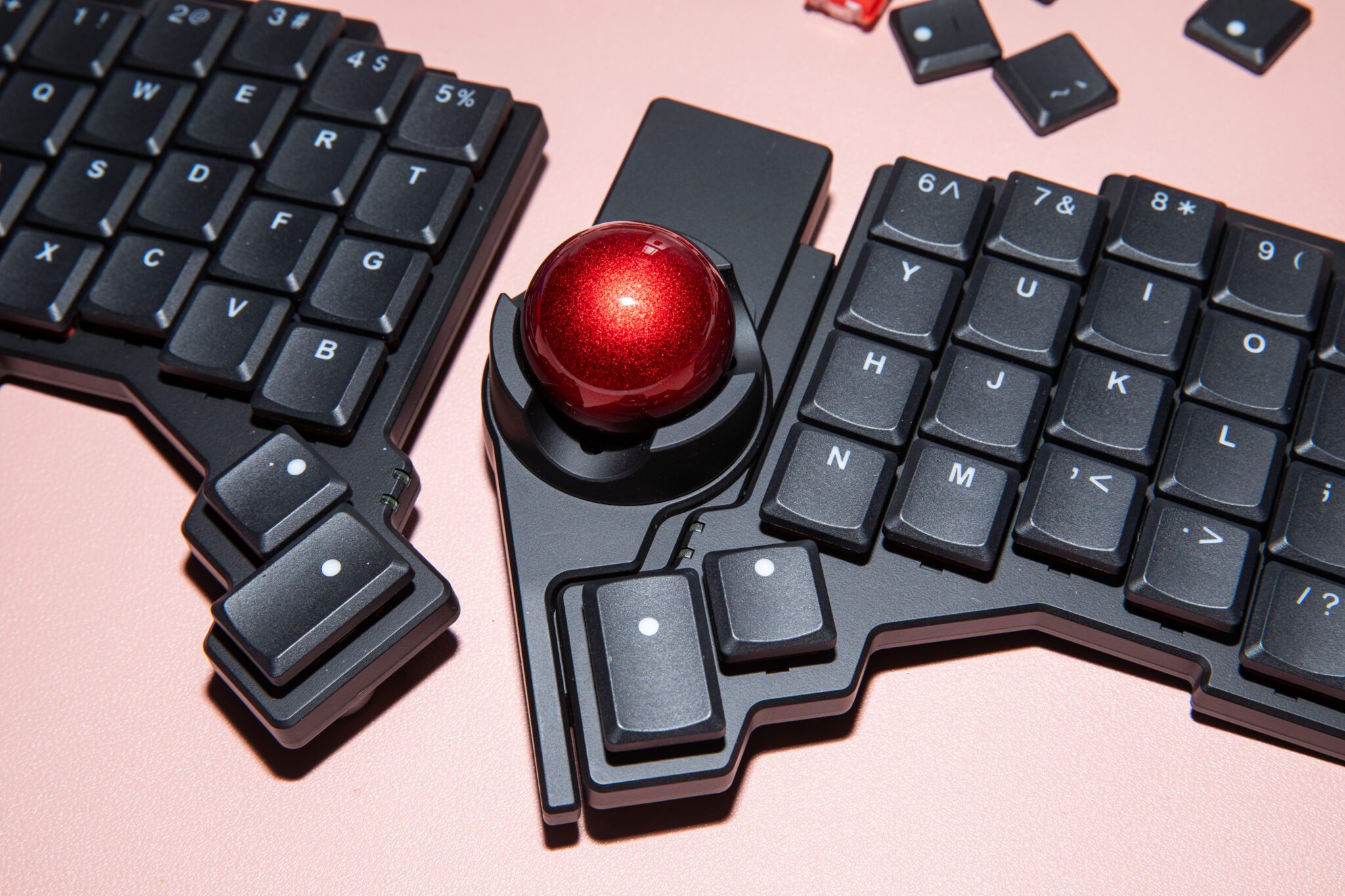 This Keyboard And Trackball Combo Are For The Tinkerers