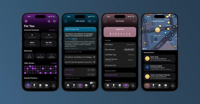 CardPointers Updated For IOS 26 With Liquid Glass Design, Ap