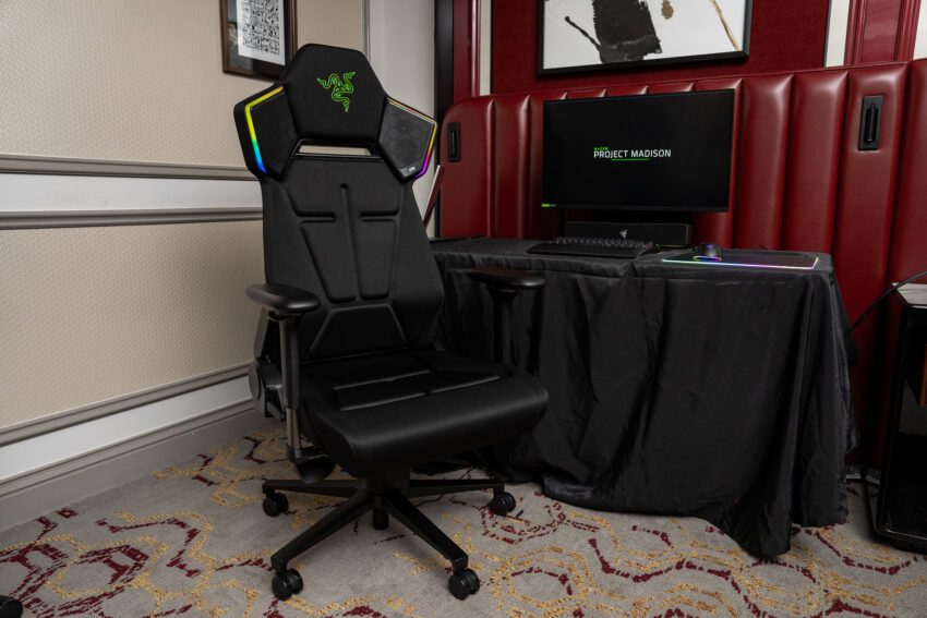 Razer Made A Concept Gaming Chair With Speakers, RGB Lights,